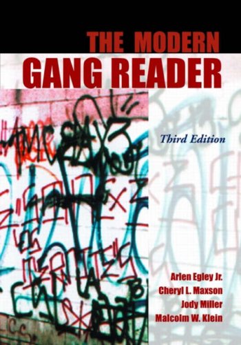 The Modern Gang Reader: Maxson, Cheryl L., Miller, Jody, Klein, Malcolm ...