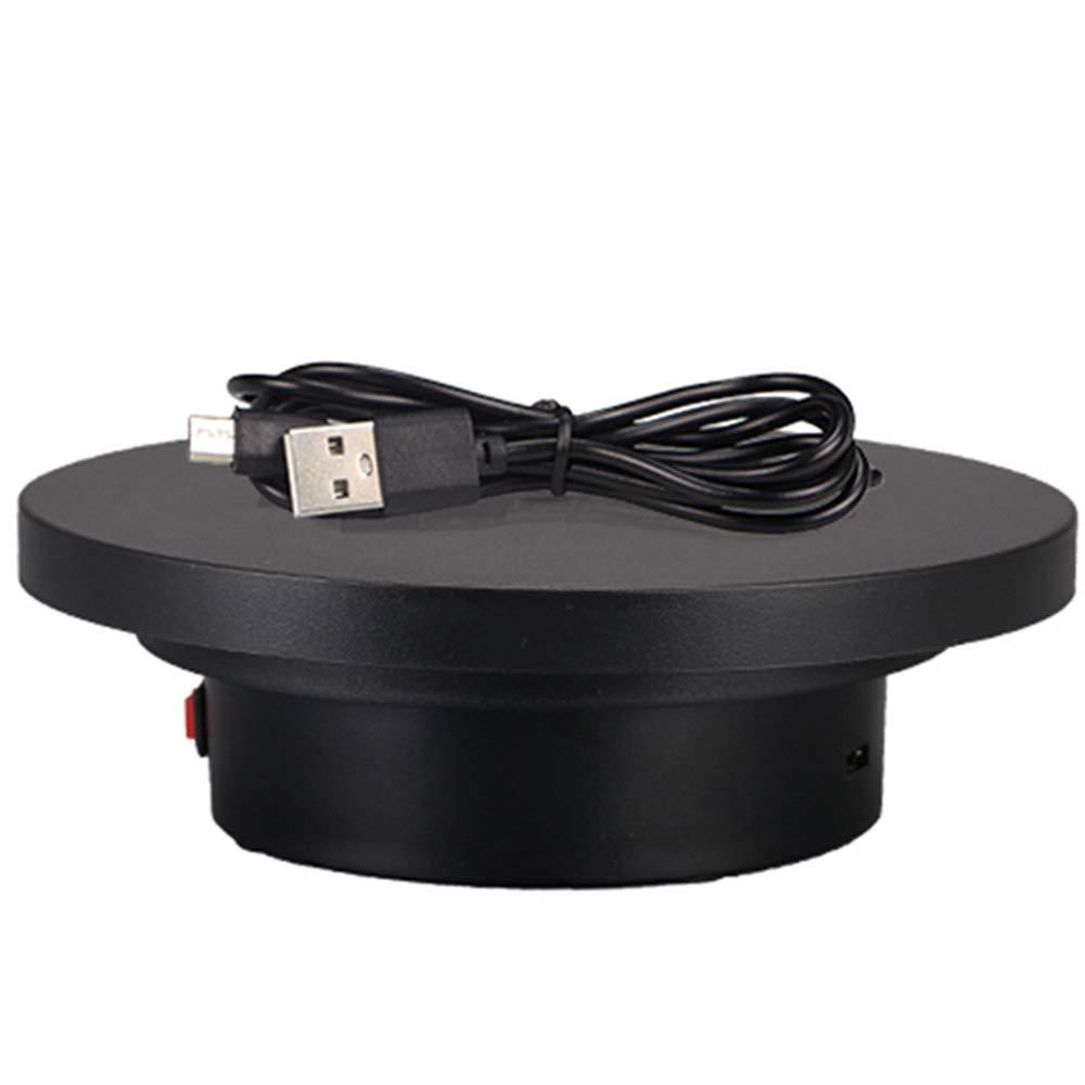 Buy LINGOSHUN Electric Rotating Turntable,Two-Way Rotating Display ...
