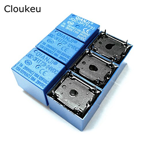 Shomy JQC-3F(T73)-5VDC : 2Pcs Relay DIP5 JQC-3F(T73)- 5VDC 12VDC 24VDC ...