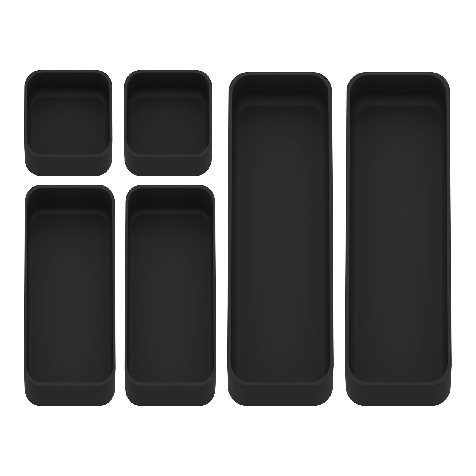 Amazon.com: Organizer Drawers, Storage Plastic Desk Bins Stackable ...