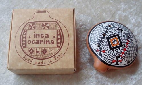 Traditional Peru Fair Trade Ocarina Inca Flute White : Amazon.fr ...