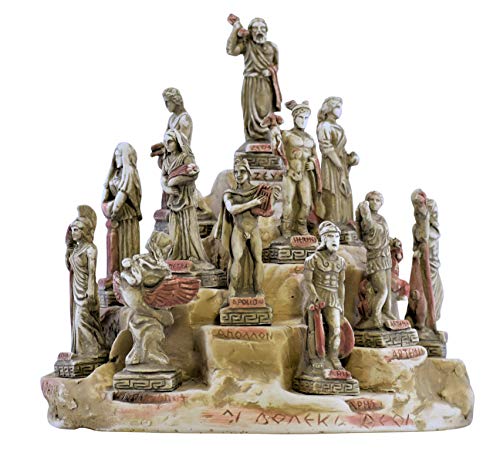 12-Piece Greek Olympian Gods Miniature Statue Set Nepal | Ubuy