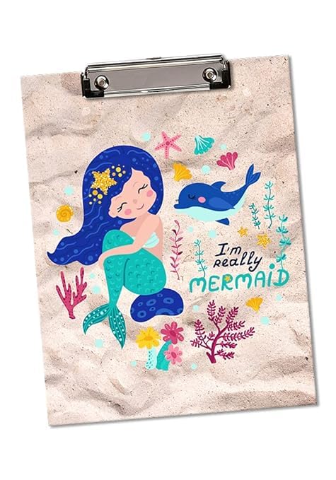 Little Mermaid Theme Exam Boards | 2 in 1 Clip Boards | Writing Pads ...