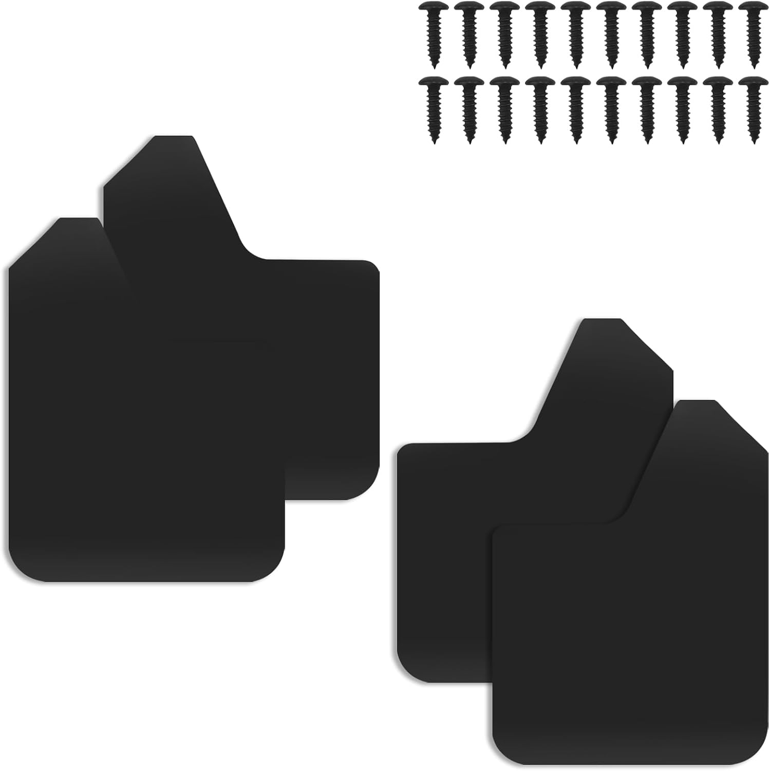 SWQS 4PCS Universal Mud Flaps for Trucks Mudguard Splash Guards Front ...