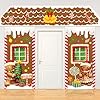 Amazon.com: Christmas Gingerbread House Decorations, 3pcs Gingerbread ...