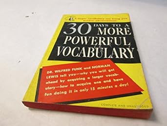 30 days to a More powerful Vocabulary: Books - Amazon.ca