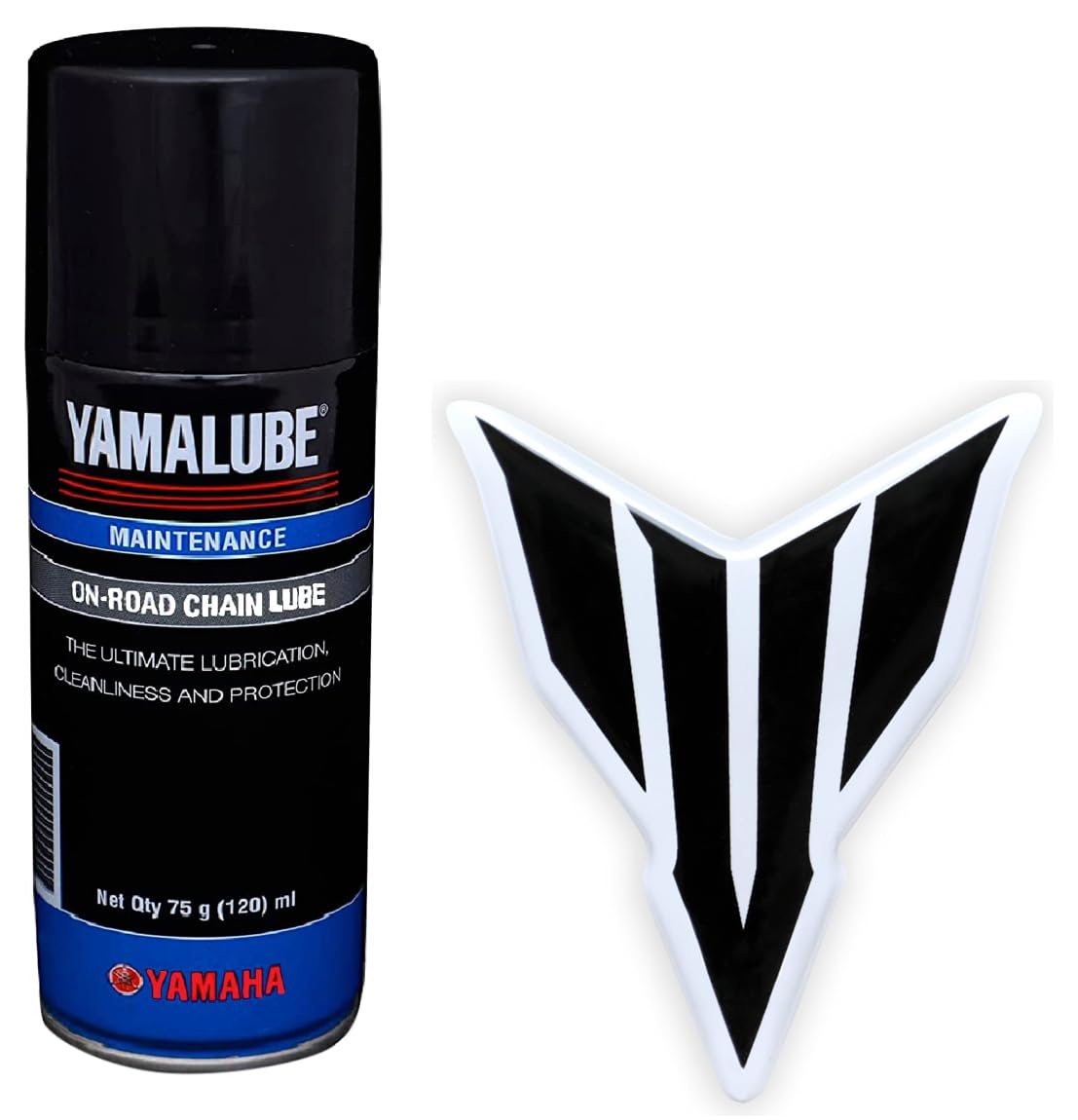 Yamalube Chain Lube for All Bikes 120ml, Black (90793AD82200) & Yamaha ...