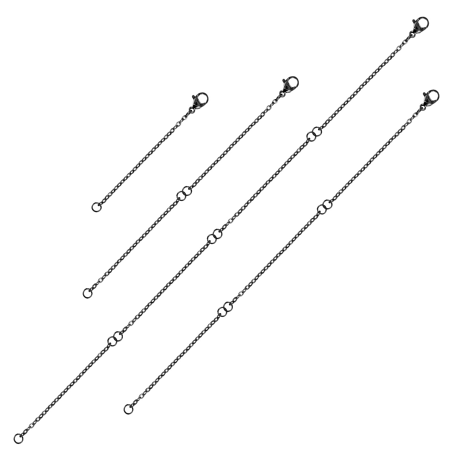 Amazon.com: TIESOME Necklace Extenders, Women 4 Piece Delicate Necklace ...