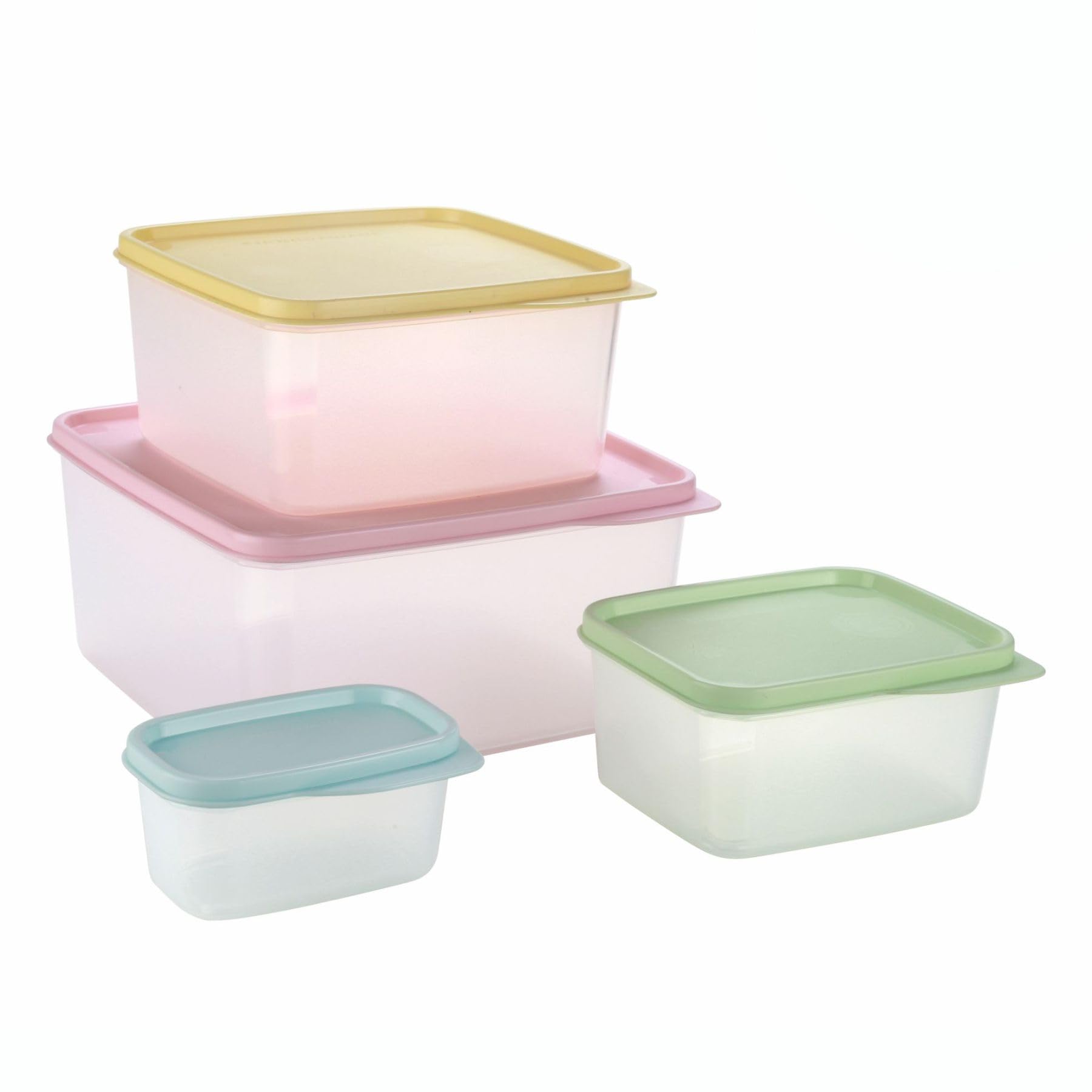 Amazon.com: Food Storage Containers with Lids Set of 4 - 5oz, 16oz ...