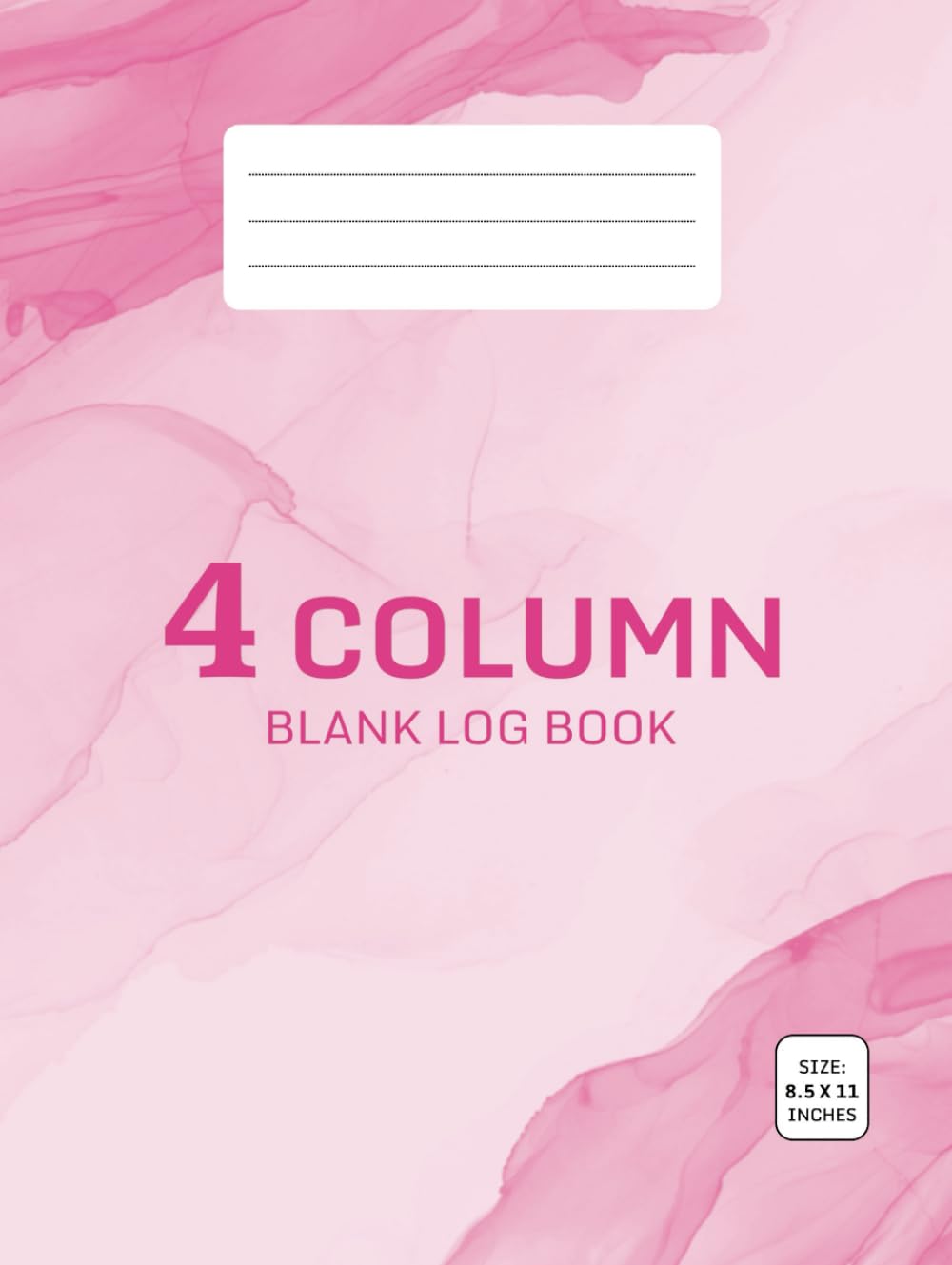 Amazon.com: 4 Column Blank Log Book: Customizable Four Columnar Pad ...