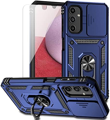 Amazon.com: for Samsung Galaxy A14 5G Case with Slide Camera Cover HD Screen Protector [Military ...