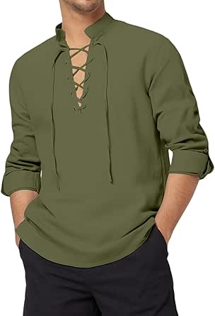 Amazon.com: Halloween Shirts for Men Renaissance Costume Men Halloween Costumes Medieval Costume ...