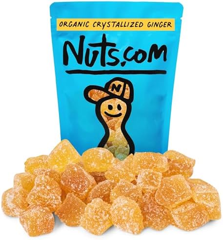 Amazon.com : Organic Crystallized Ginger - Premium Crystallized Ginger ...