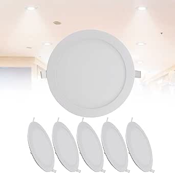 24W LED Recessed Ceiling Twist & Lock 11 Inch, 6500K Cold White ...