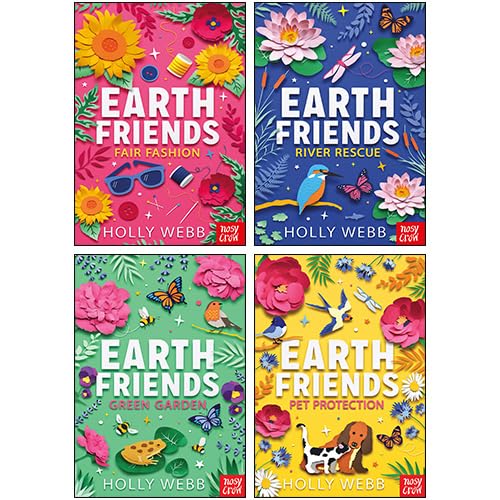 Amazon.com: Earth Friends Series 4 Books Collection Set By Holly Webb ...