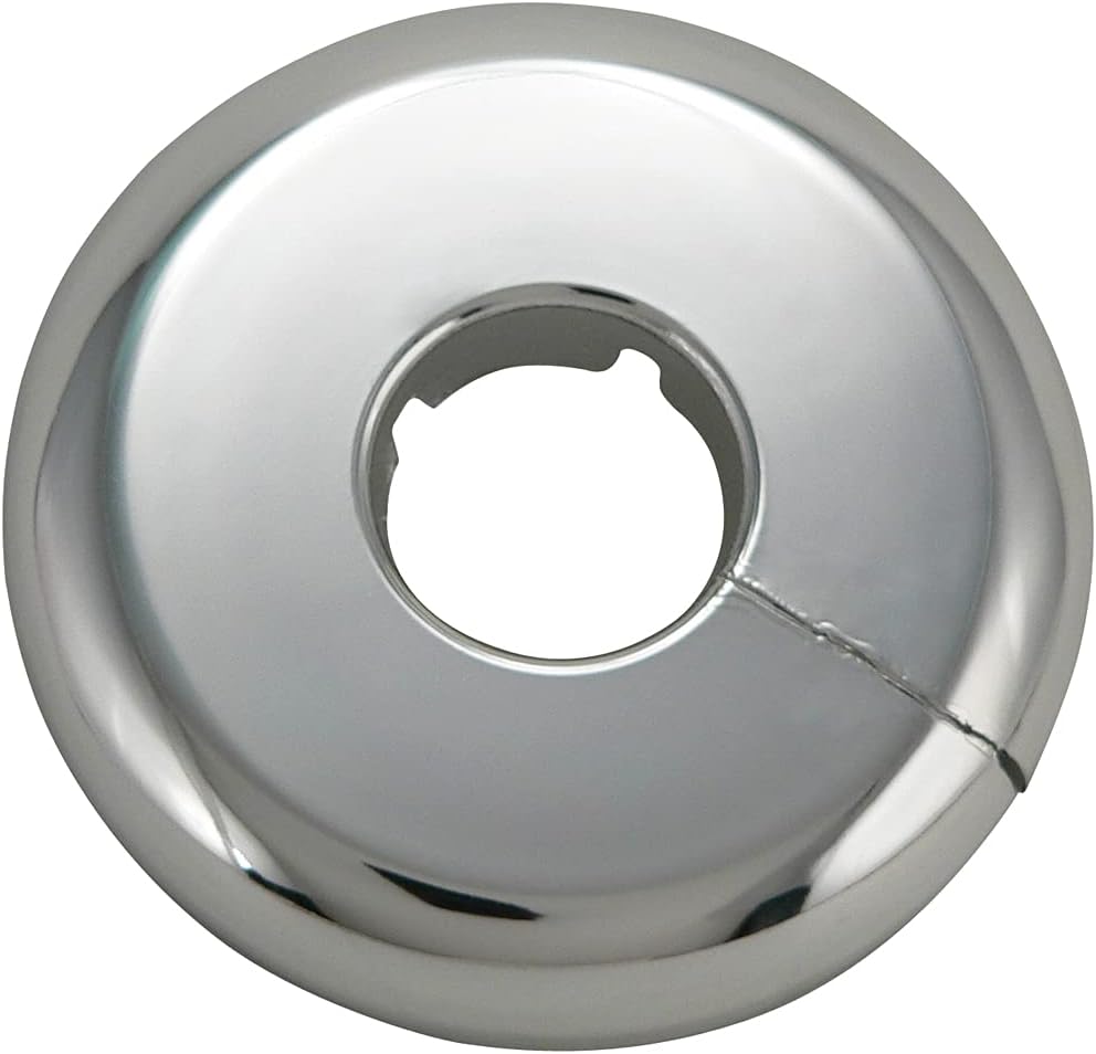 Keeney Chrome Plated Plastic Split Floor and Ceiling Plates for 3/4 ...
