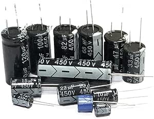 Amazon.com: KEMXUDEL 450V 2.2uf 3.3uf 4.7uf 6.8uf 10uf 15uf 22uf 33uf 47uf 68uf 82uf 100uf 220uf ...
