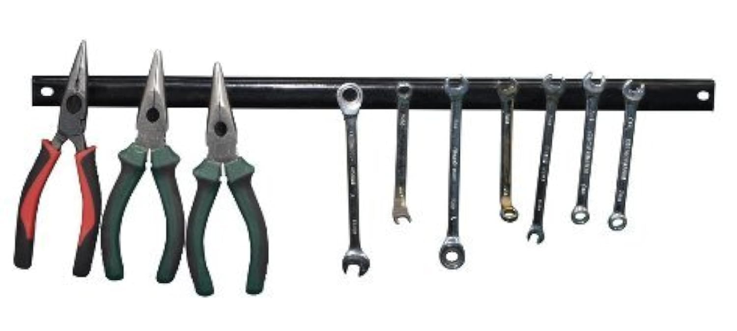 Amazon.com: US General 18 in. Black Magnetic Wall Mount Tool Storage ...