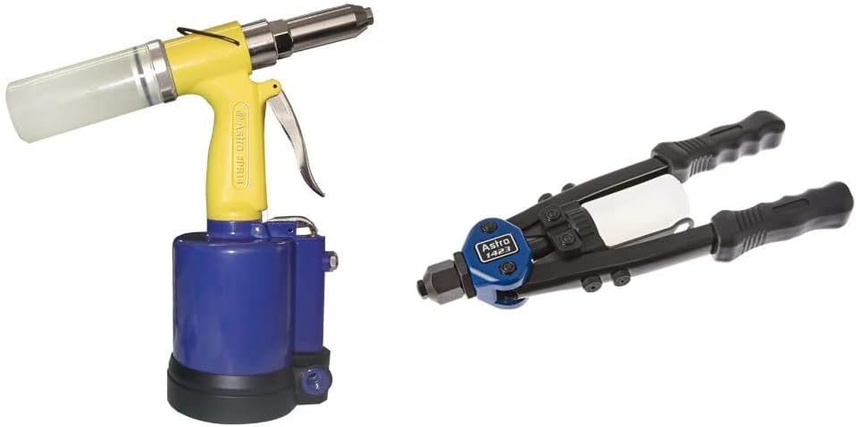 Amazon.com: Astro Pneumatic 1/4" Rivet Gun and Heavy Duty Hand Riveter ...