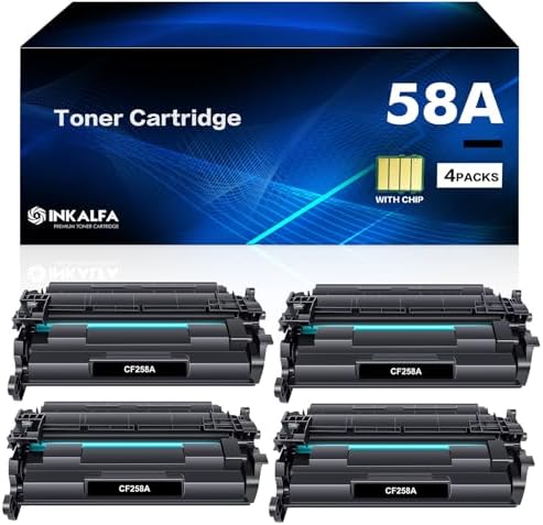 Amazon.com: 58A CF258A Toner Cartridge (with CHIP) for HP 58A Toner ...