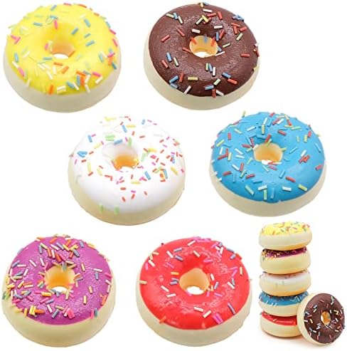 Amazon.com: inheming 6 PCS Artificial Doughnuts for Display, Realistic ...