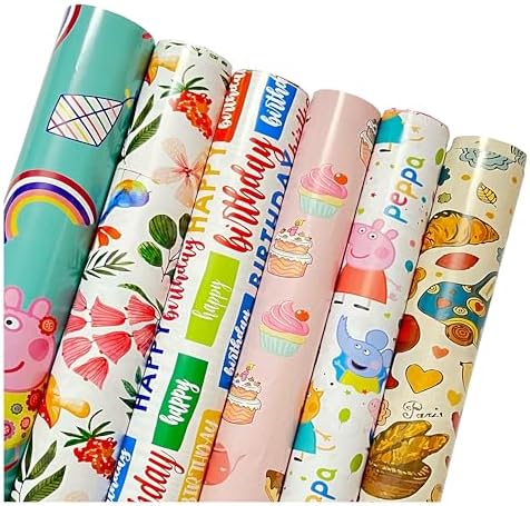 Accuprints Gift Wrapping Paper Pack Of 12 | Design Multiwrapping |Size ...