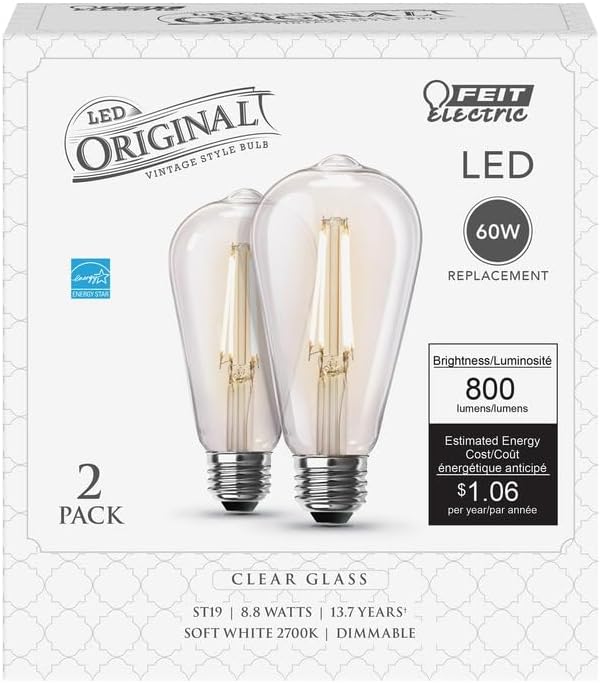 Feit Electric Led 60W Replacement Soft White, 6 Count - Amazon.com