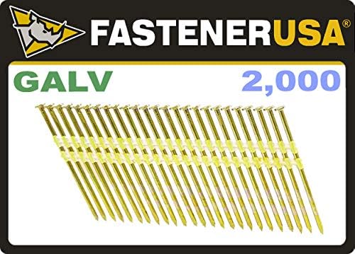 3 1/2" x .131 Smooth GALV Strip Nails 21-DEG Plastic 2,000ct | G16D ...