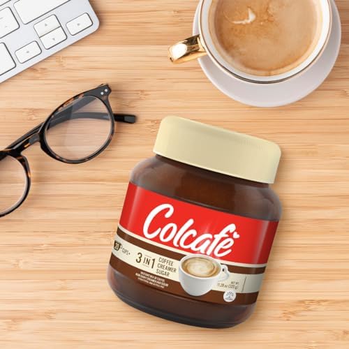 Amazon.com: Colcafé - Tarro de mezcla de café 3 en 1, café, crema y ...
