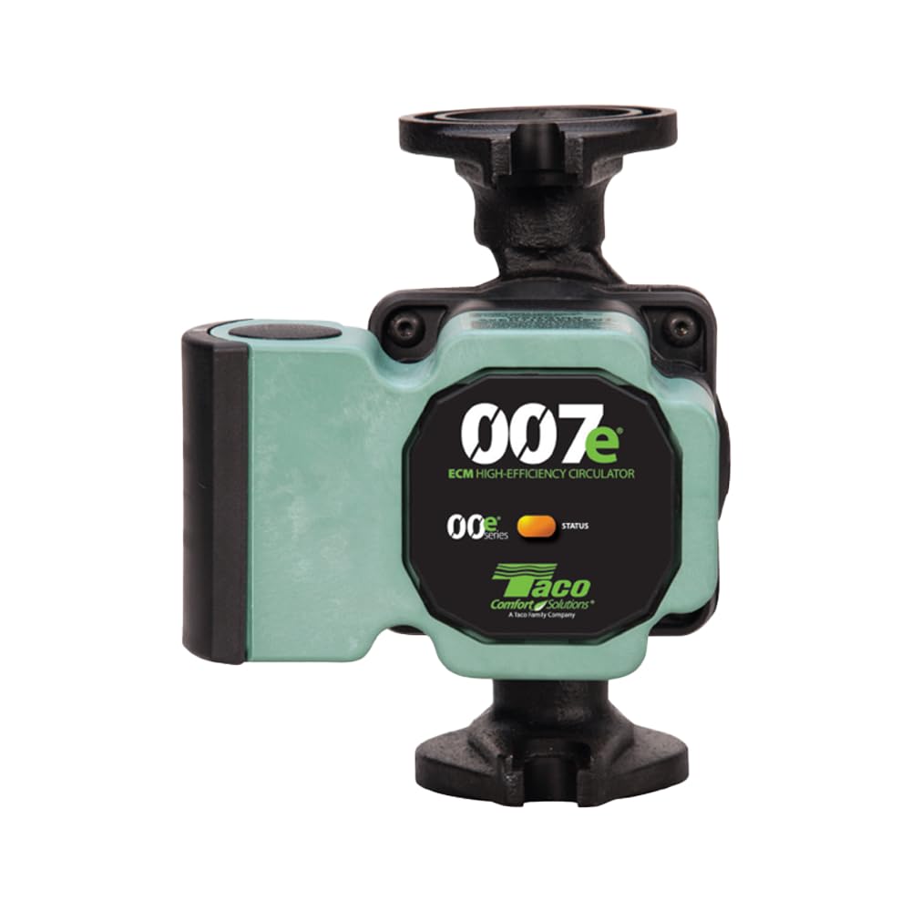 Taco Pump 007E 007E-2F2 Variable Speed Cast Iron 120 Volts Standard ...