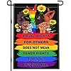 Amazon.com : Pride LGBTQ Human Rights Garden Flag 12x18 Inch Equal ...