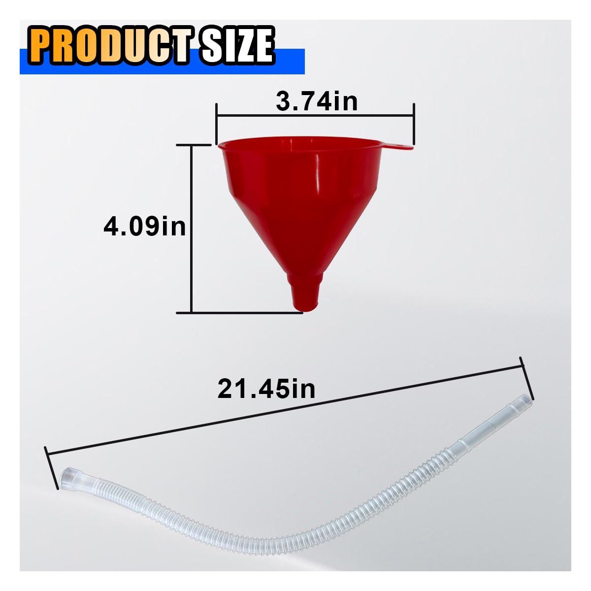 Flexible Funnel Wide Mouth Long Neck Oil Change Funnel For Engine Oil ...