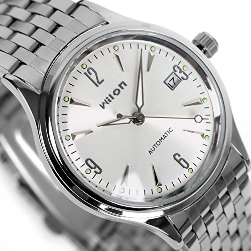 Wilon Anologue White Dial Men Automatic Watch - S1-931 : Amazon.in: Fashion