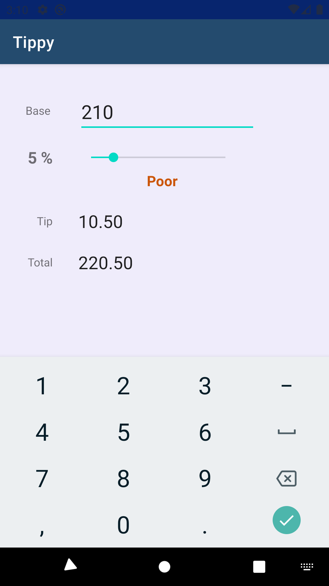 Tip Calculator - App on the Amazon Appstore