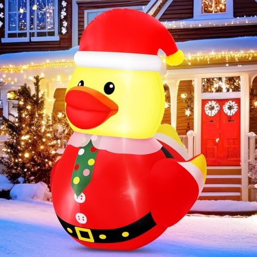 Amazon.com: Leyndo 1 Set 5FT Christmas Inflatables Decoration Outdoor ...