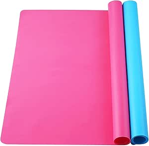 Amazon.com: 2 Pack Silicone Mats for Resin, Crafts,Liquid, Silicone ...