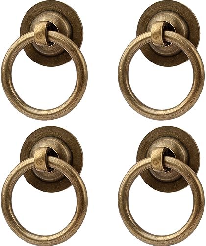 Hardware Philosophy Ring Brass Pulls Hardware 3 Inches - Set of 2 ...