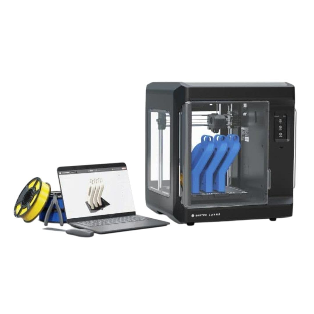 MakerBot Sketch 3D Printer with Fused Deposition Modelling Print Technology and Layer Resolution ...