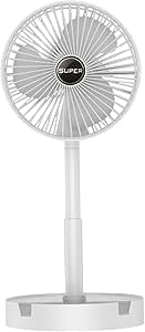 Amazon | Toysmith 折りたたみ式扇風機 デスクファン ポータブル 3スピード 冷却ファン USBスタンドファン ミニハンドヘルドファン 寝室 屋内 屋外 家庭用 旅行用, 白 ...