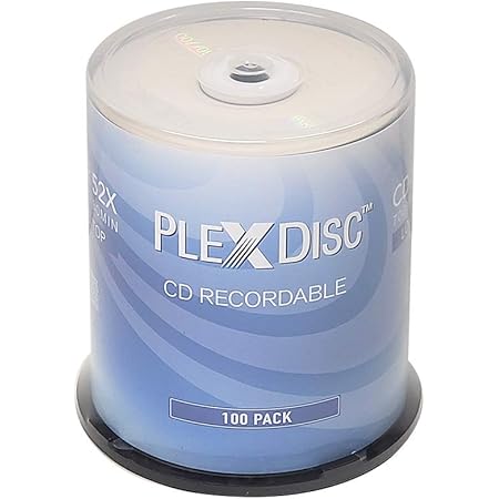 Amazon.com: Staples Printable CD-R Recordable 50 Discs 80 Minutes 700MB ...