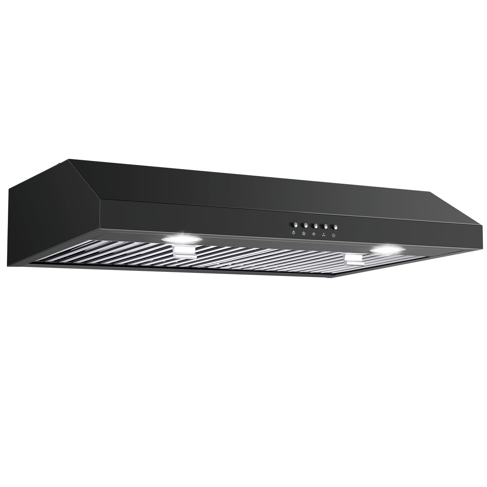Snapklik.com : SNDOAS Under Cabinet Range Hood 30 inch,Black Range Hood