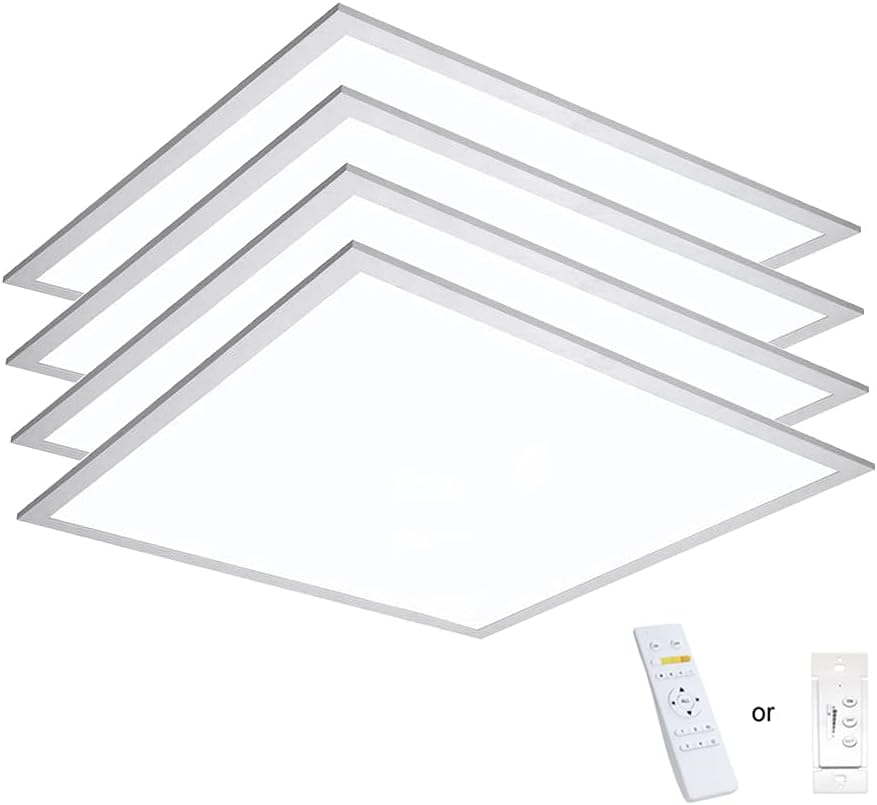 eSenlite 2×4 FT LED Panel Light 50 W 6300 Lumens – Dimmable 3000-5000K ...
