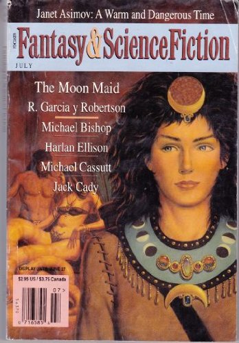 F and SF 1996-July: Contributors include Michael Bishop, Jack Cady ...