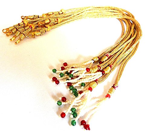 GOELX Designer Back Rope Dori for Necklace, Connecting Dori for ...