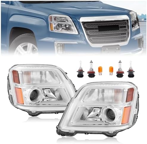 Amazon.com: HECASA Projector Headlights w/Bulbs Compatible with 2010 ...