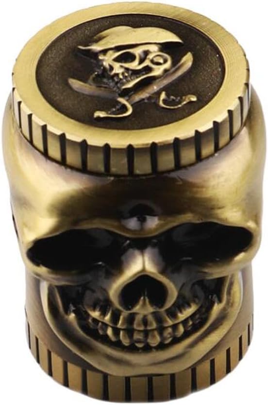 Amazon.com: Skeleton Cigarette Grinder, Manual Skull Cigarette Grinder ...