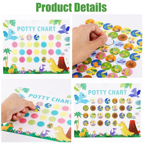 Snapklik.com : 10 Sheet Potty Training Chart, Cute Potty Reward Chart
