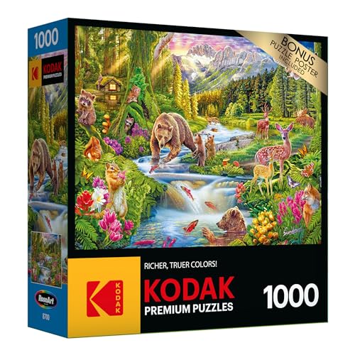 Snapklik.com : RoseArt - Kodak Premium - Wild Frontier - 1000 Piece ...
