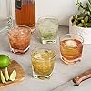 Amazon.com | TRUE Cocktail Rocks Glasses with Recipes for Old Fashioned ...