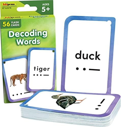 Amazon.com: Teacher Created Resources Decoding Words Flash Cards ...